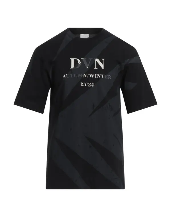Dries Van Noten T-shirt Size Cotton - Black