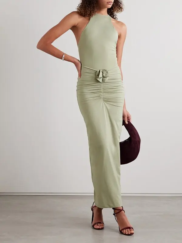 slim fit dress slacks Tirso Spring Green — Maxi Dresses main image 1