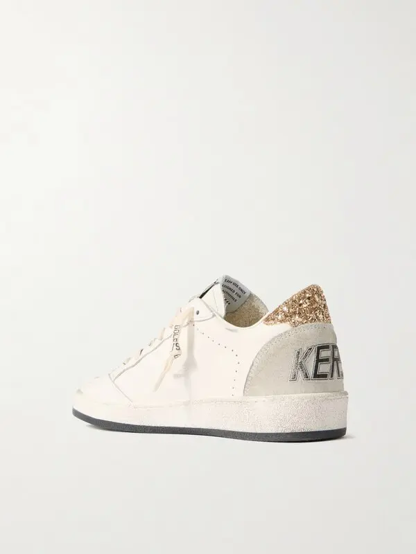 GOLDEN GOOSE Ball Star Leather Sneakers - White