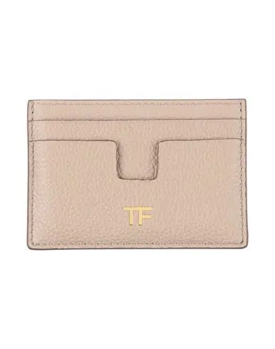 TOM FORD Cardholder Ivory Calfskin - Beige