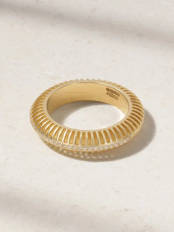 L’ATELIER NAWBAR Bombay Ray 18-karat Diamond Ring - Gold
