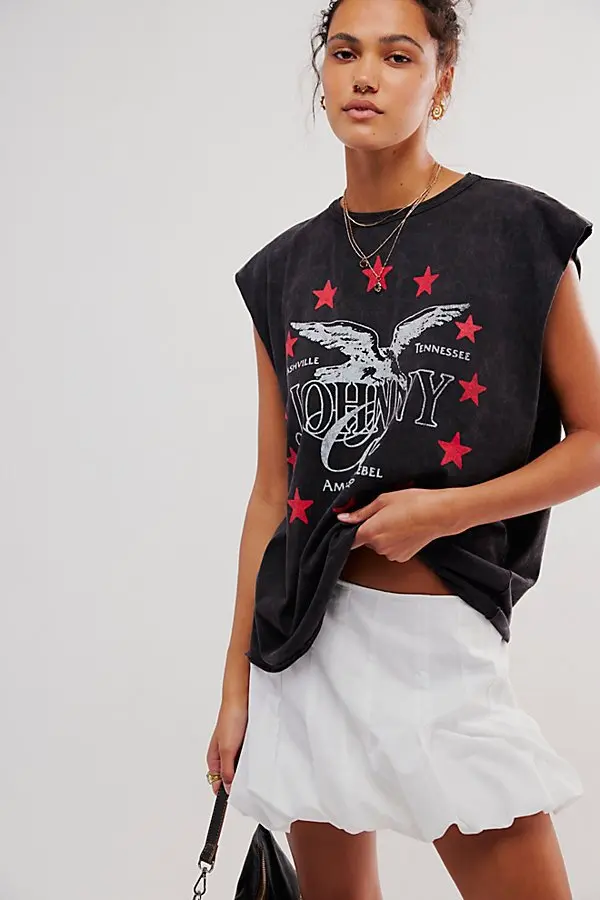 Daydreamer Johnny Cash Muscle Tank Top