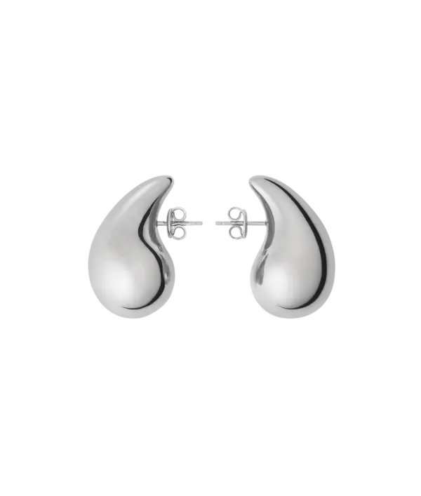 Bottega Veneta Small Drop Earrings - Silver