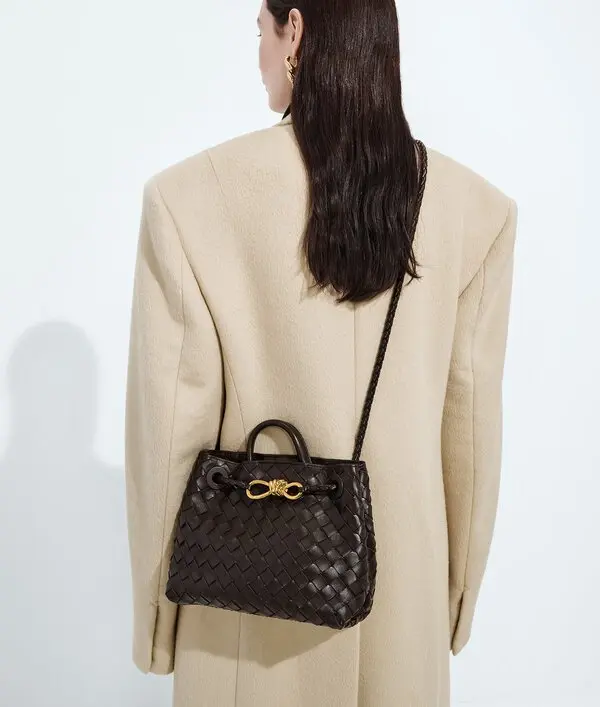 Bottega Veneta Small Andiamo Top Handle Bag - Fondant