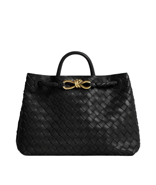 Bottega Veneta Andiamo Top Handle Bag - Black