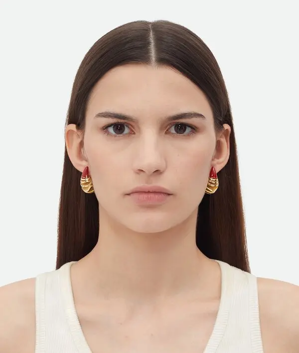 Bottega Veneta Drop Earrings - Syrup