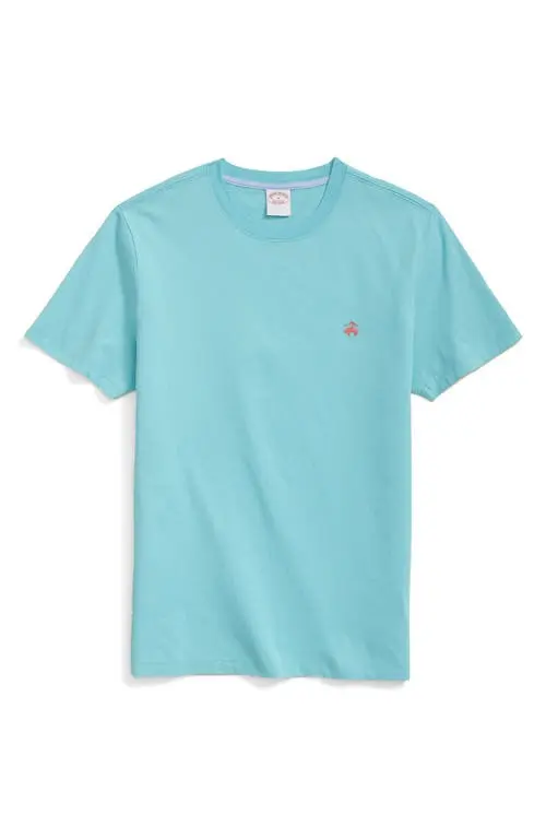 Brooks Brothers Solid Cotton T-shirt - Aqua