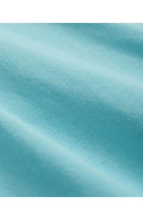 Brooks Brothers Solid Cotton T-shirt - Aqua