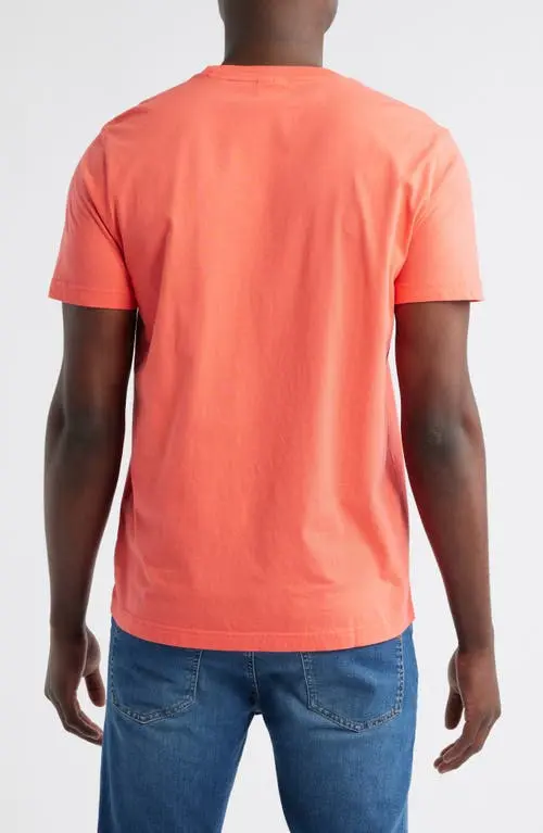 Brooks Brothers Solid Cotton T-shirt - Coral