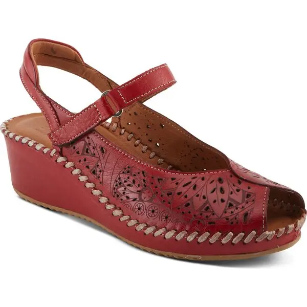 SPRING STEP SHOES Santonio Sandal - Red