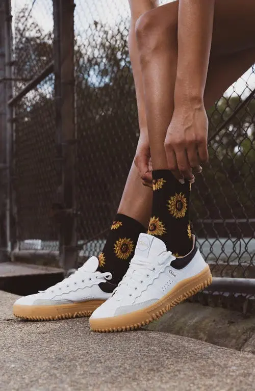 K BELL SOCKS La Sunflower Assorted 3-pack Crew Socks