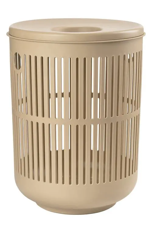 ZONE DENMARK Ume Laundry Basket With Lid - Camel