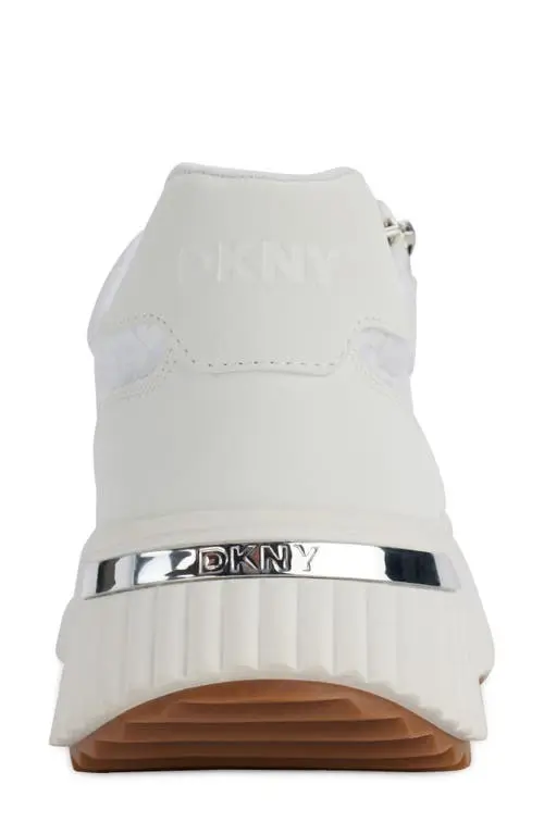 Dkny Lissa Platform Sneakers - Bright White