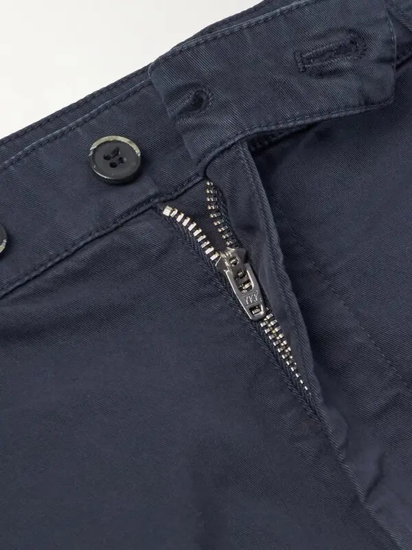 Barena Venezia Lamar Slim-fit Cotton-blend Twill Trousers