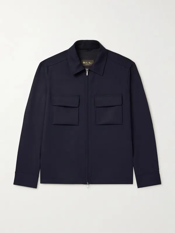 Loro Piana Wool-blend Blouson Jacket