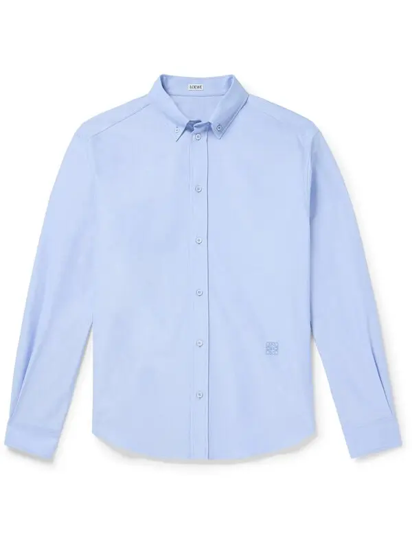 Loewe Button-down Collar Cotton Oxford Shirt
