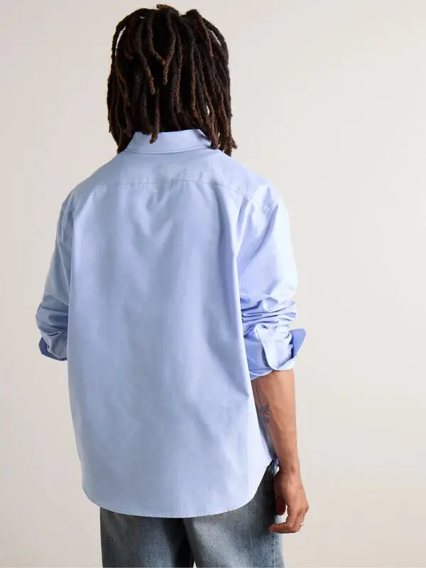 Loewe Button-down Collar Cotton Oxford Shirt