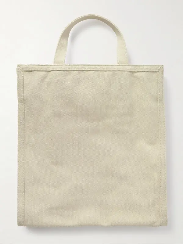 A.p.c. Logo-print Cotton-canvas Tote