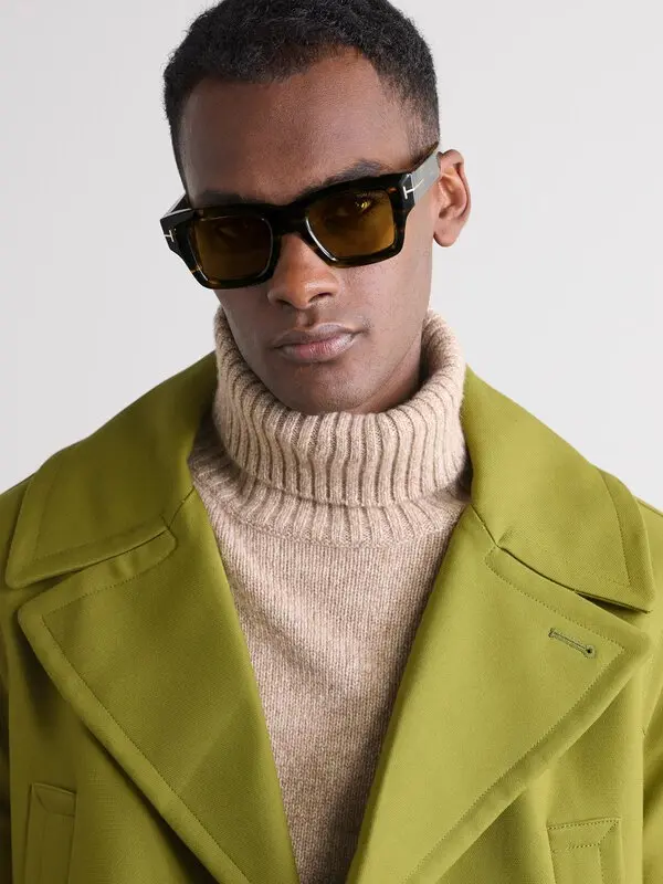 TOM FORD Ilias Square-frame Acetate Sunglasses