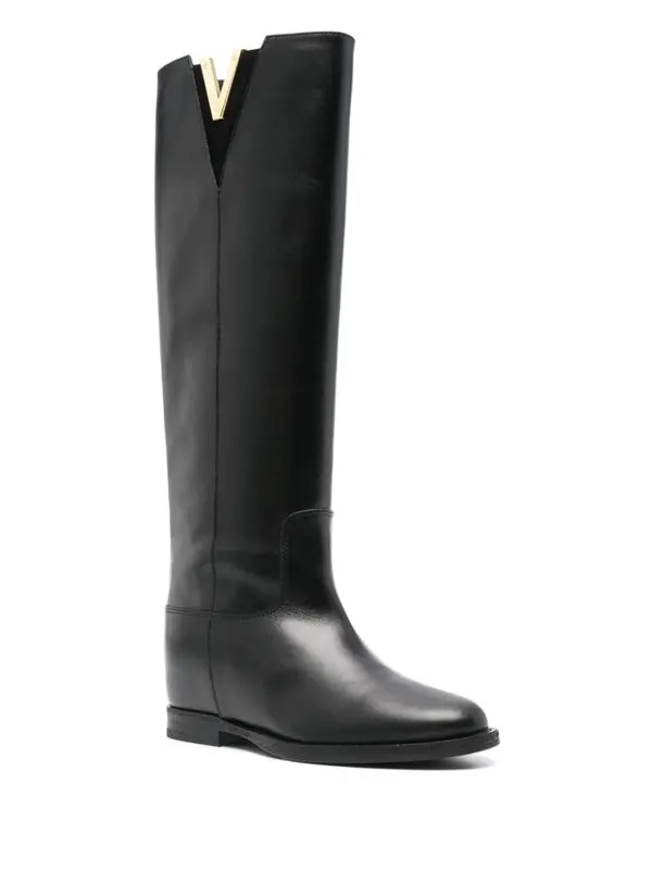 VIA ROMA 15 V-plaque Knee Boots