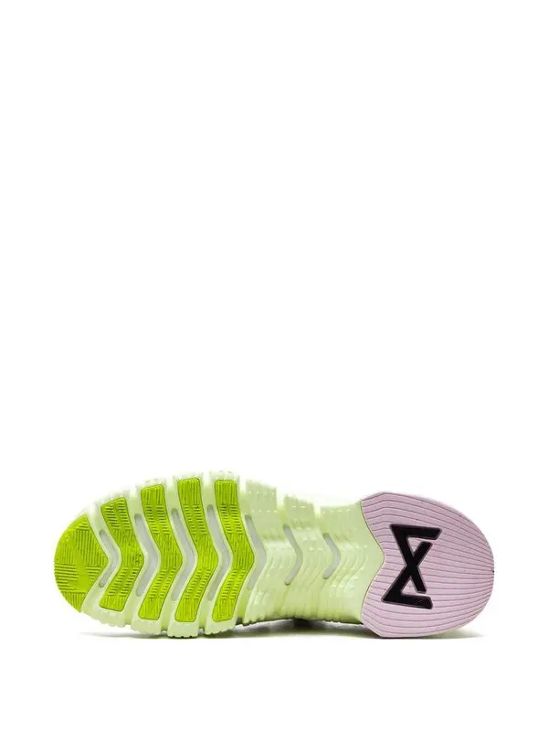 Nike Free Metcon Barely Volt/pink Foam Sneakers - White