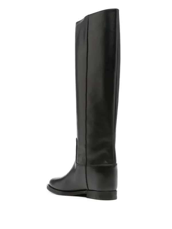 VIA ROMA 15 Knee-length Leather Boots