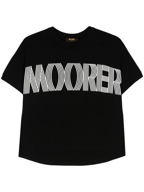 MOORER Olisa-jfl Logo-appliqué T-shirt