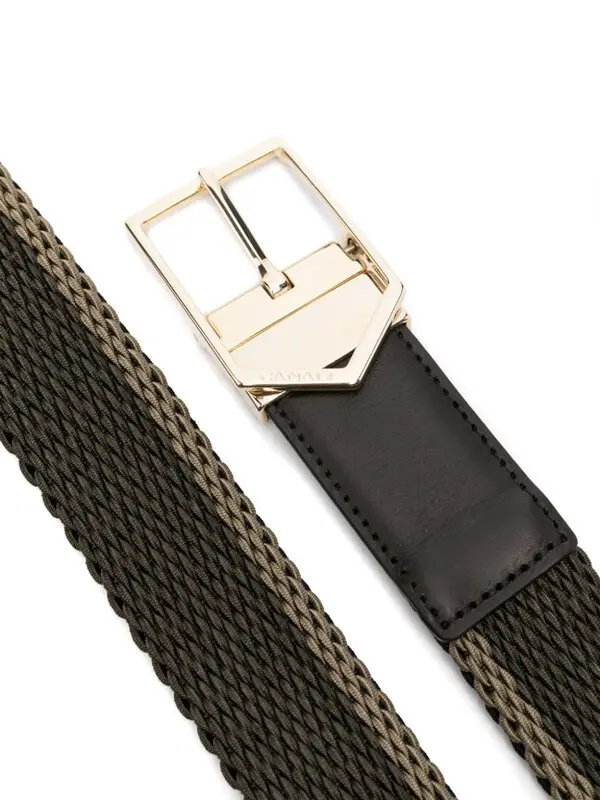 Canali Interwoven Buckle Belt