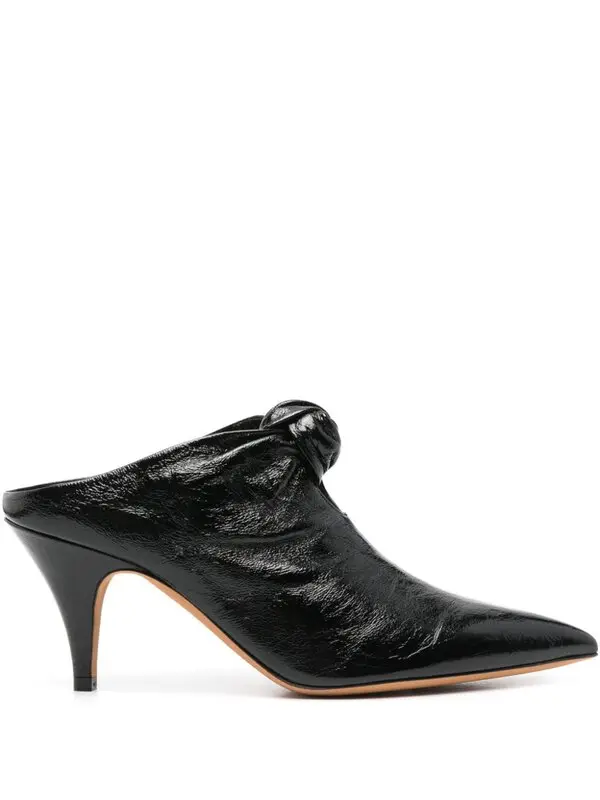Khaite Rowan 75mm Mules - Black