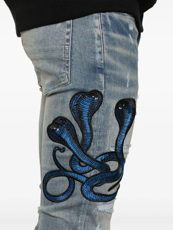 Amiri Patch-detail Jeans