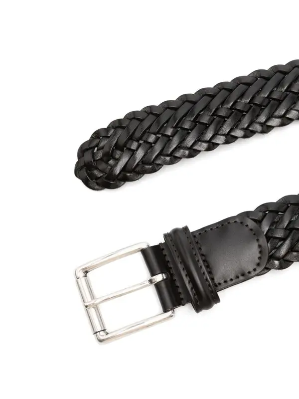 Anderson's Interwoven Leather Belt - Brown