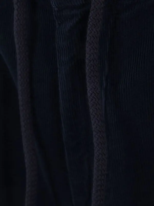 Brunello Cucinelli Tapered-leg Corduroy Track Pants - Blue