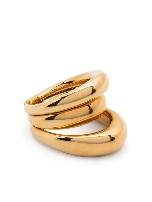 PANCONESI Blow Up Solar Linked Rings - Gold