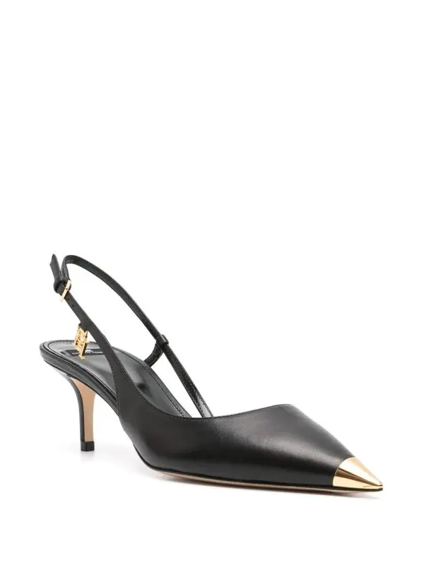 Elisabetta Franchi 60mm Leather Pumps