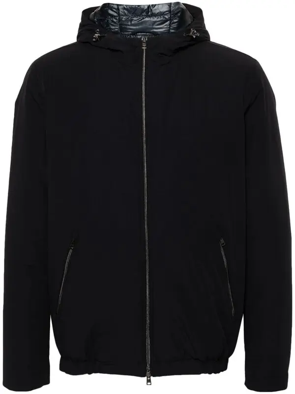 Herno Zip-up Hooded Jacket