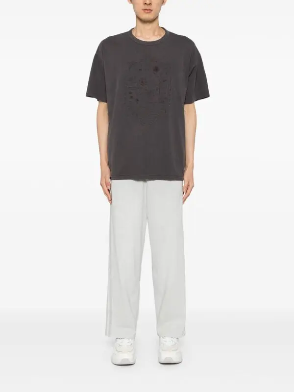 FIVE CM Wide-leg Cotton Track Pants
