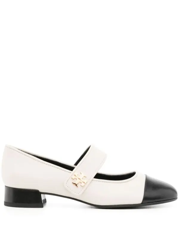 Tory Burch Mary Jane Ballet Flats - Neutrals