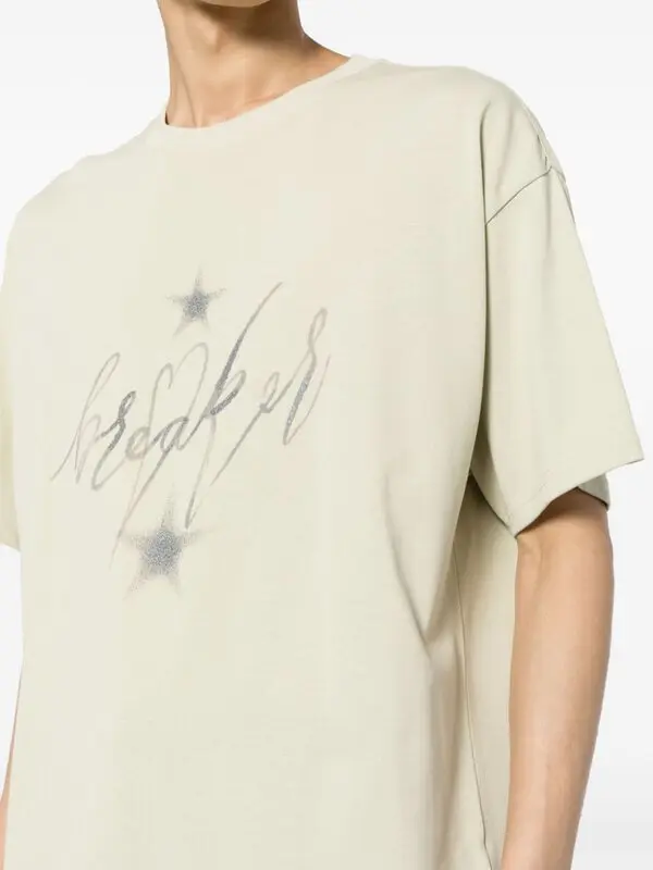 FIVE CM Glitter-detailing Graphic-print T-shirt