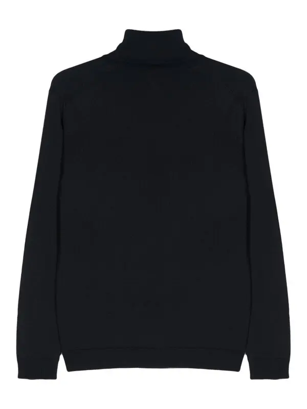 NUUR Roll-neck Merino Jumper - Blue