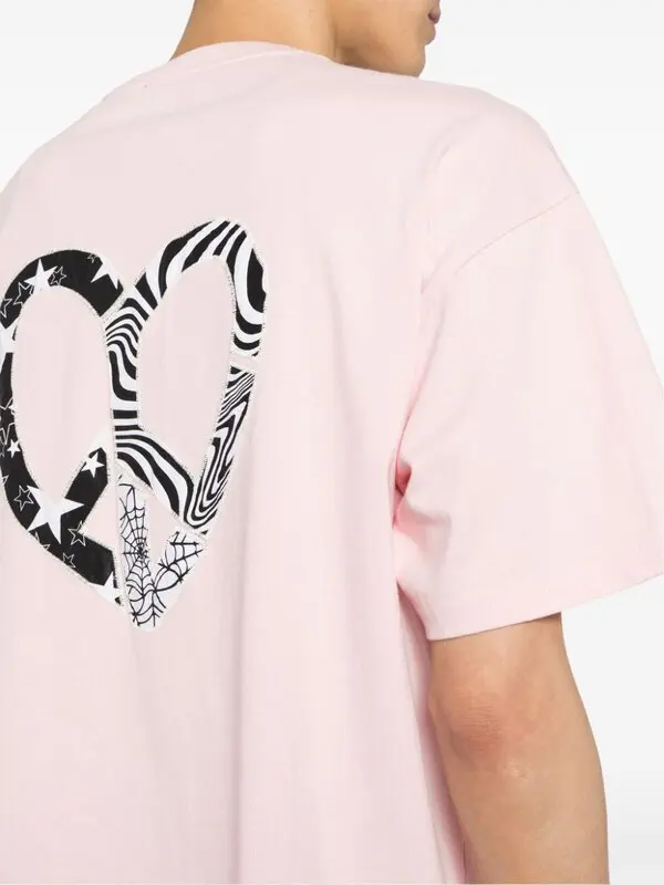 FIVE CM Heart-patch Cotton T-shirt