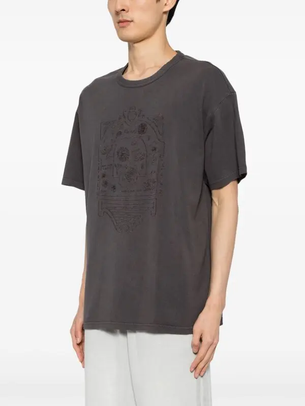 FIVE CM Embroidered-design Cotton T-shirt