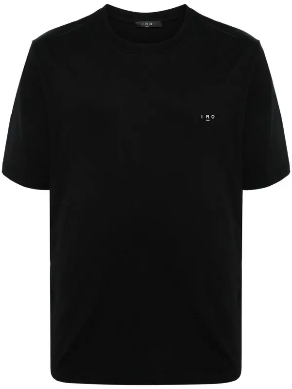 IRO PARIS Logo-embroidered Cotton T-shirt