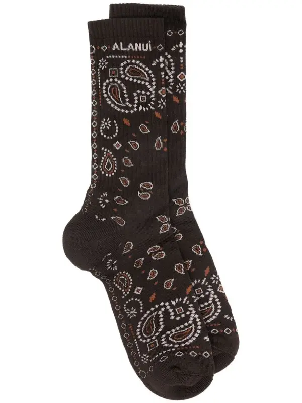 Alanui Bandana-print Socks