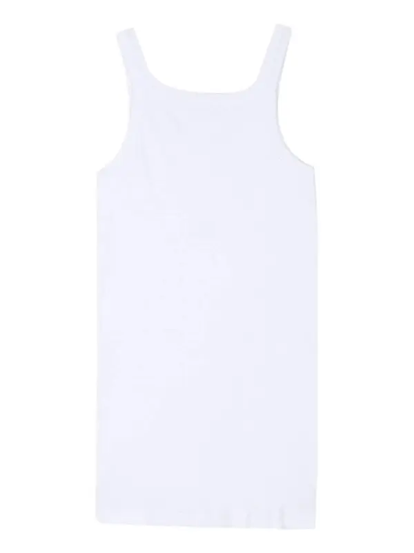 Random Identities Logo-print Ribbed Tank Top