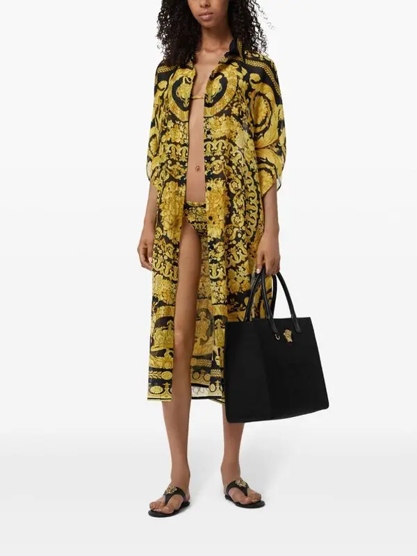 Versace Printed Cover-up Dress