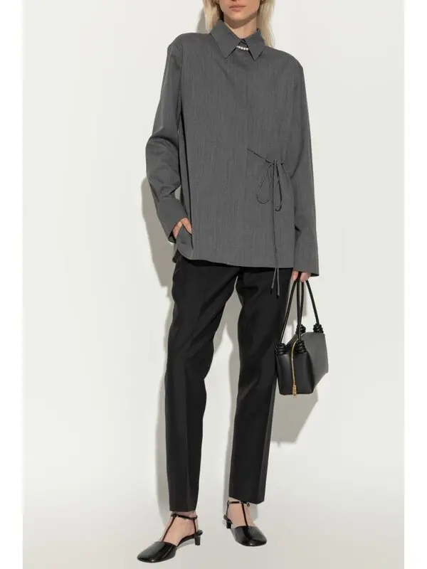 JIL SANDER Straight-leg Trousers - Black