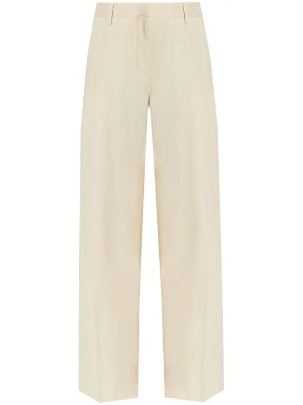 Helmut Lang Pleated Wide-leg Trousers