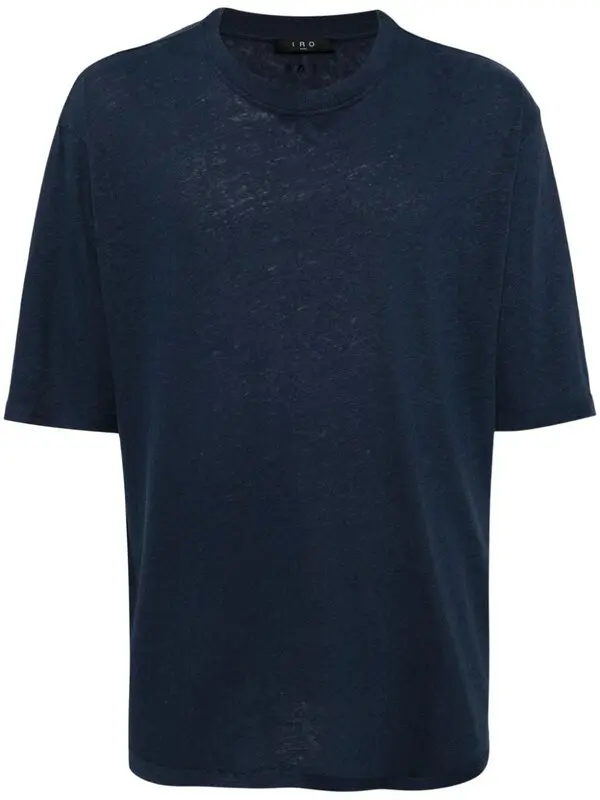 IRO PARIS Drop-shoulder Jersey T-shirt