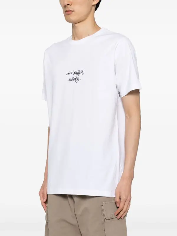 MAHARISHI Distorted Dragon Cotton T-shirt