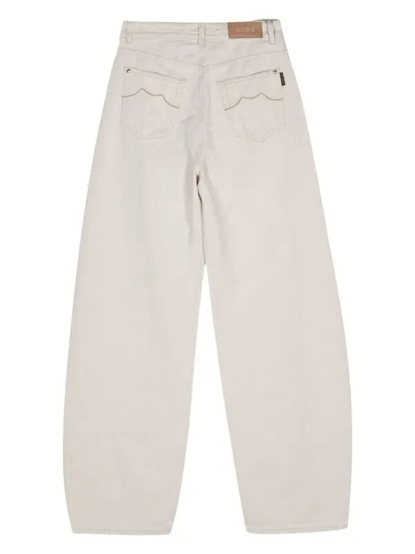 MOORER Blanche Wide-leg Jeans